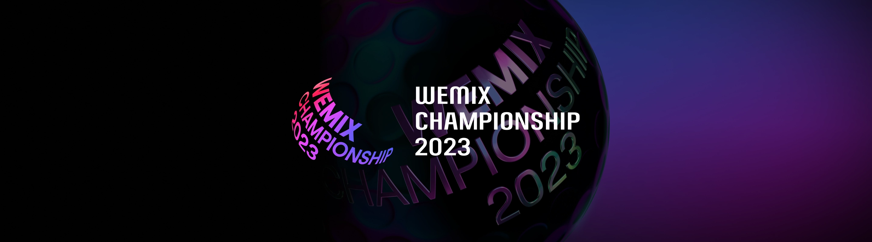 WEMIX Championship 2023 브랜드 아이덴티티 | Work | pxd